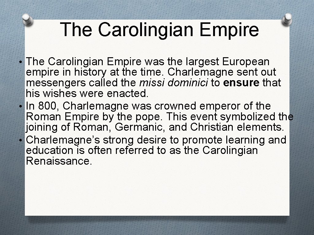 Emerging Europe and the Byzantine Empire 400 1300