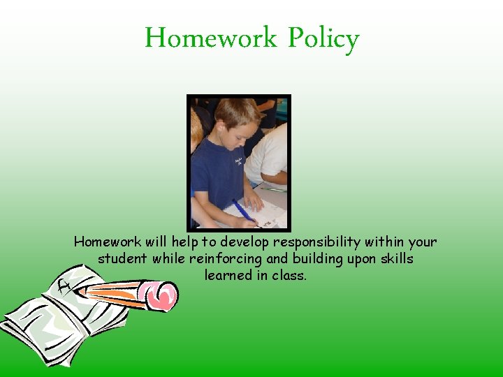 Back to School Night Mrs Gibbons Valley Christian