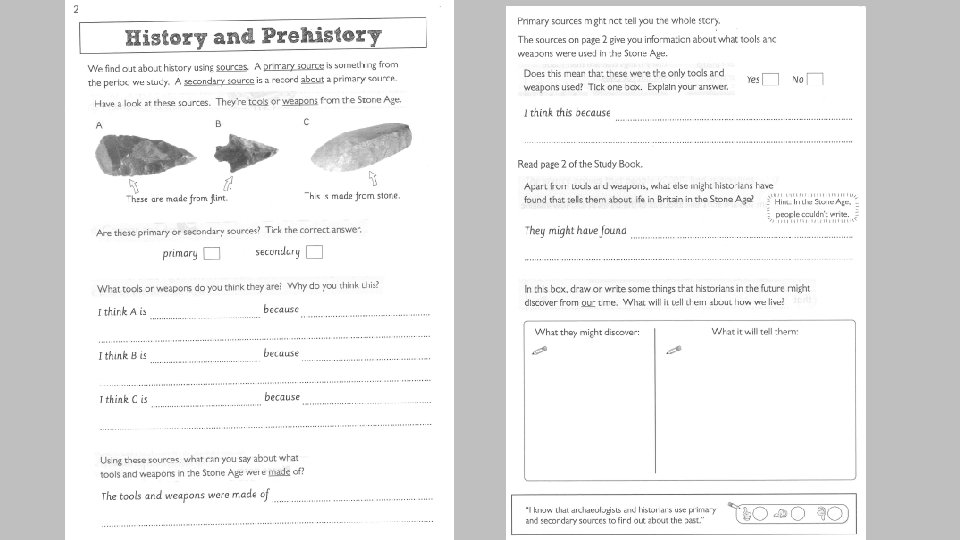 History Topic Term 3 The Stone Age Vocabulary