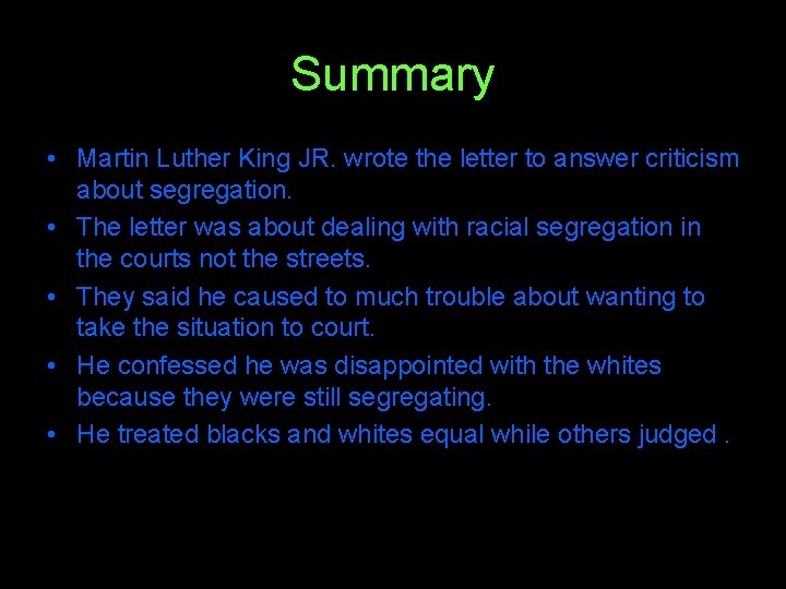 Letter From Birmingham Jail Martin Luther King JR