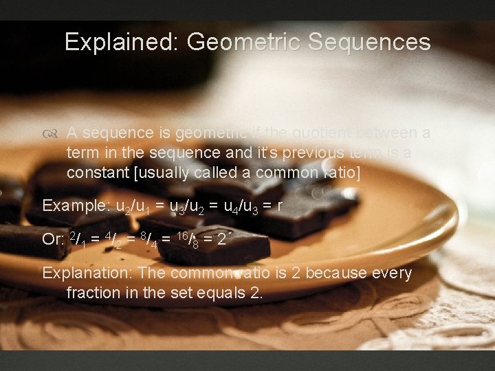 Lesson 2 6 Geometric Sequences By Daniel Christie