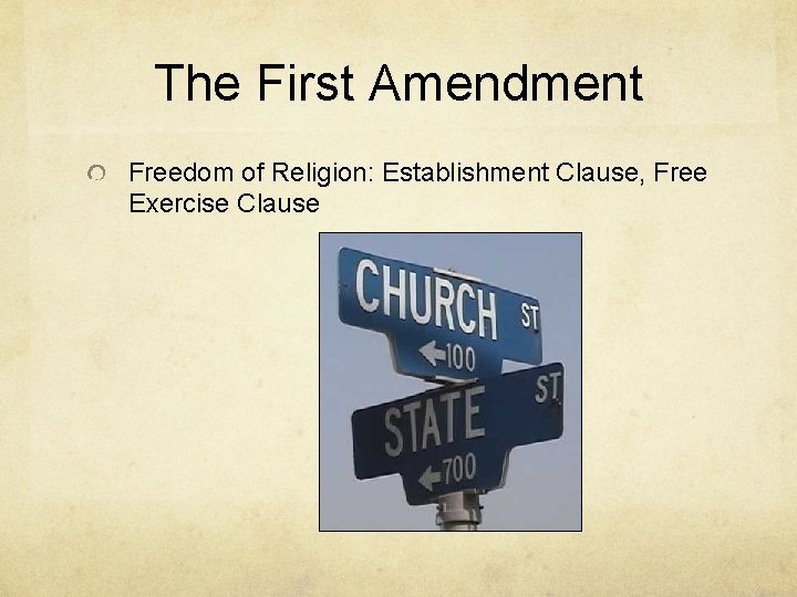 The Bill of Rights 1791 Background to the