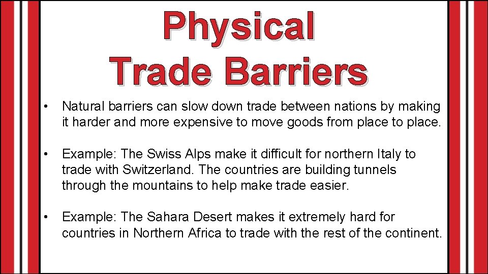 Trade Barriers Tariff Quota Embargo 9132018 Free Trade