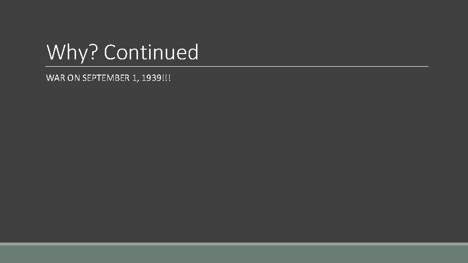 World War II 2014 2015 When September 1