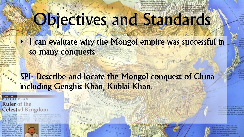 The Mongols in China 7 24 Describe and