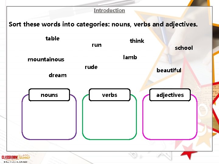 Year 3 Summer Block 1 Nouns Step 1