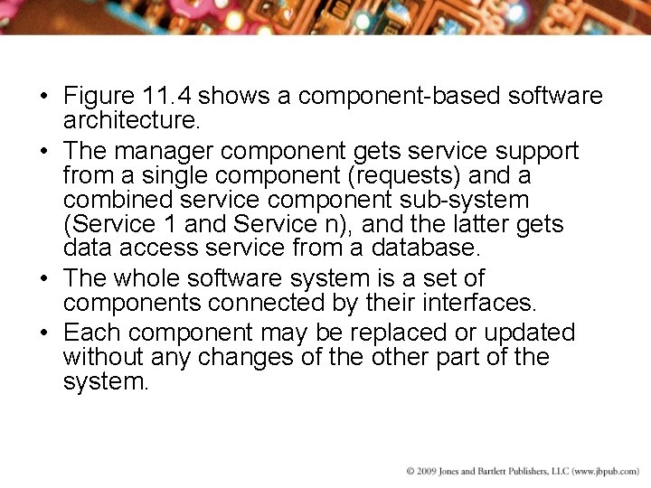 Componentbased Software Architecture Overview Divides The Problem Into
