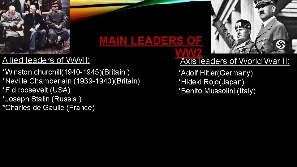 WORLD WAR II By Ethan Lynex INTRODUCTION TO