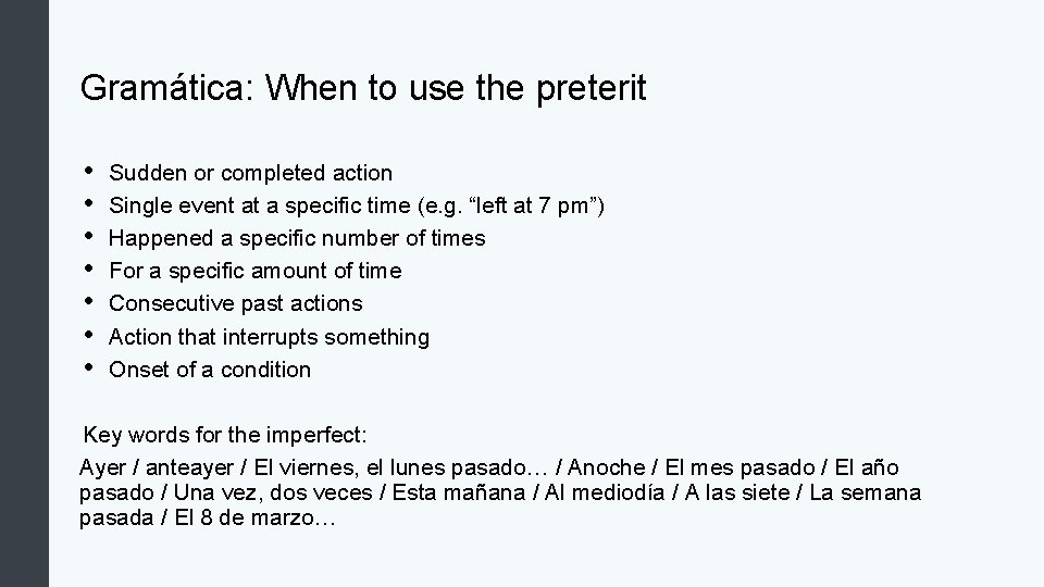 Introductory Spanish Sabes toda la historia de tus