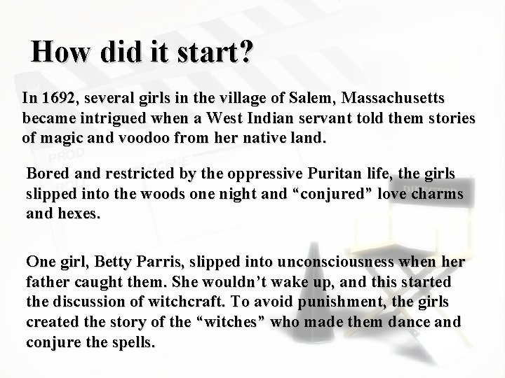 The Crucible Witch Hunt and the Allegory In