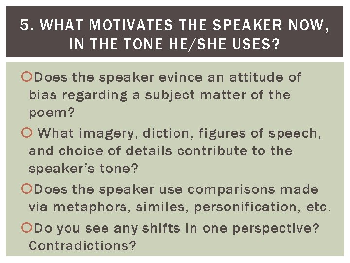 WHAT YOU NEED TO KNOW ABOUT POETRY WHAT