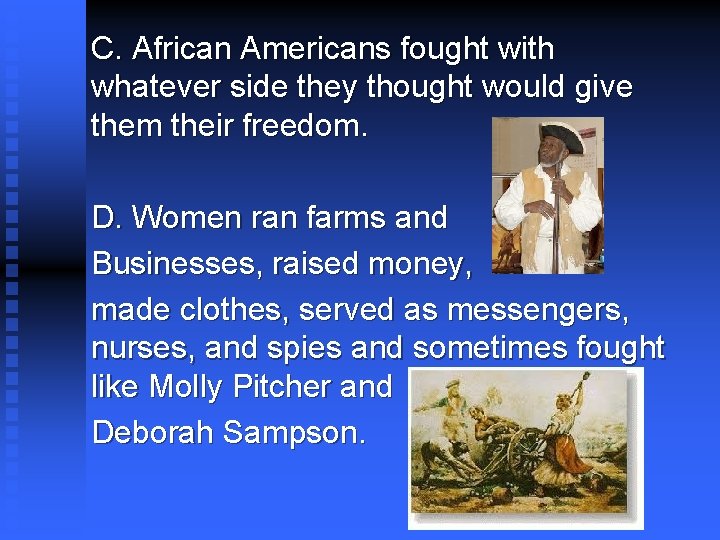 The Revolutionary War n The Struggle for Liberty