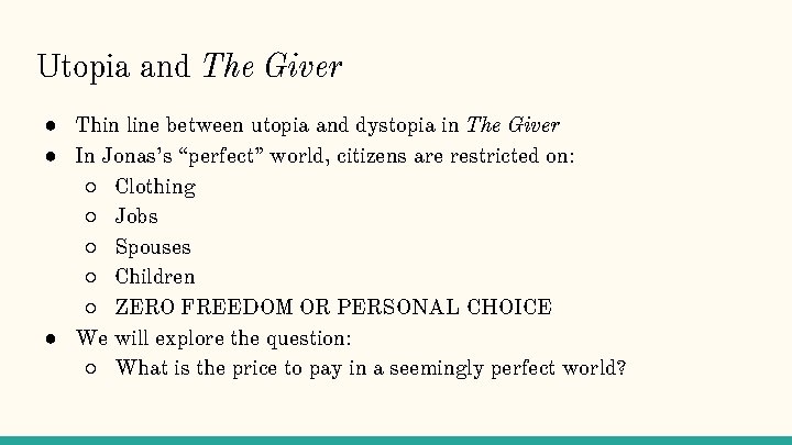 The Giver by Lois Lowry Book Summary Jonas