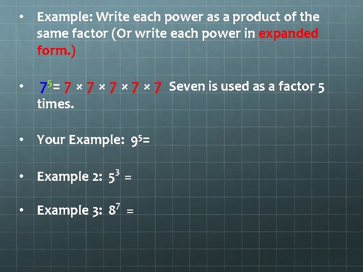 powers-and-exponents-objective-learn-to-use-powers