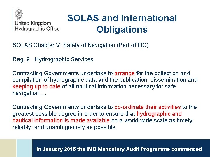 Sustainable Development Goals and the Importance of Hydrography