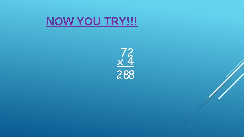 4 DIGIT BY 1 DIGIT MULTIPLICATION STRATEGIES 4