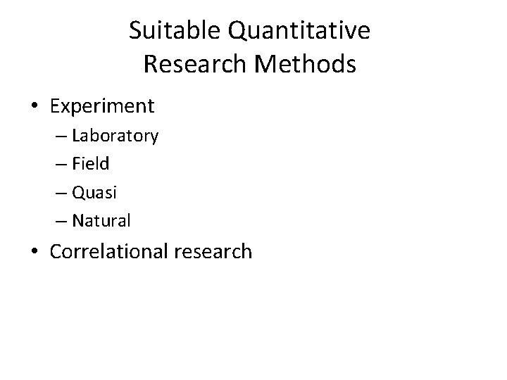 IB Psychology Paper 3 Revision Approaches to Research