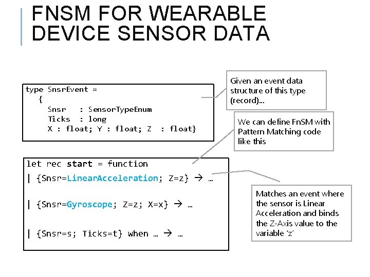 RECOGNIZING PATTERNS IN NOISY DATA USING TRAINABLE FUNCTIONAL