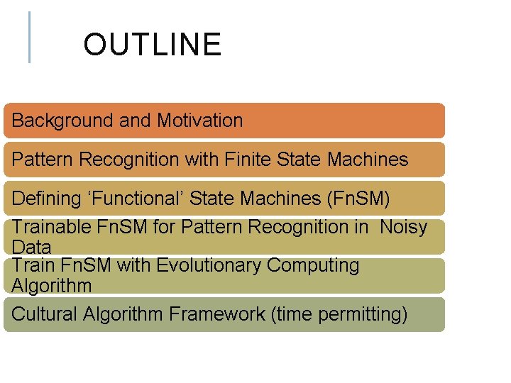 RECOGNIZING PATTERNS IN NOISY DATA USING TRAINABLE FUNCTIONAL