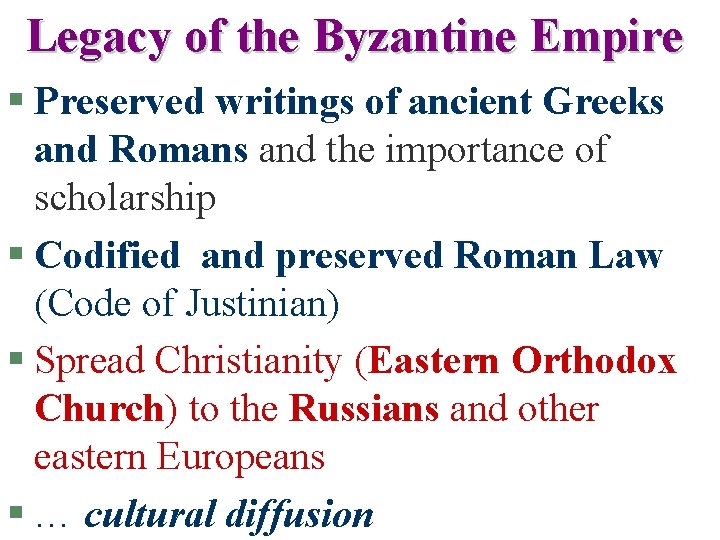 Byzantine Empire After the Western Roman Empire fell