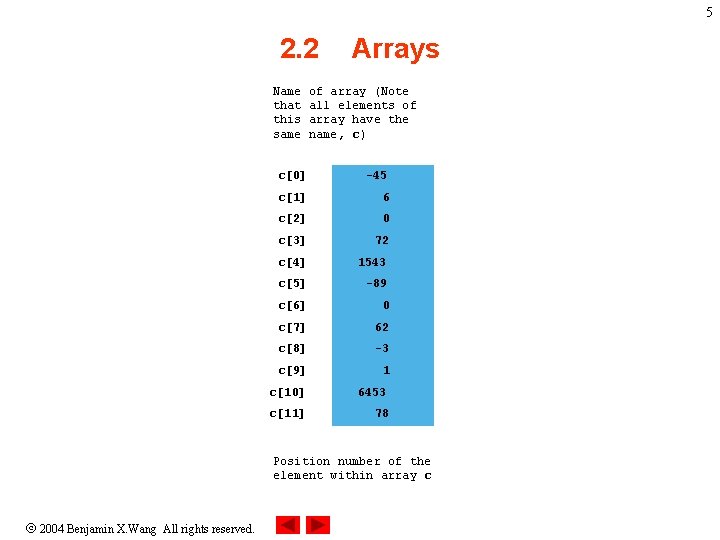 1 Lab 2 Arrays Outline 2 1 2