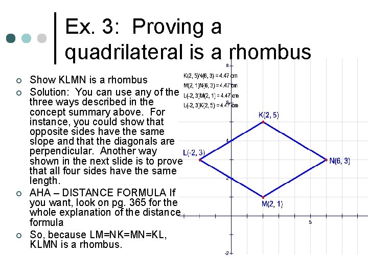 6 6 Special Quadrilaterals Geometry Objectives Identify special