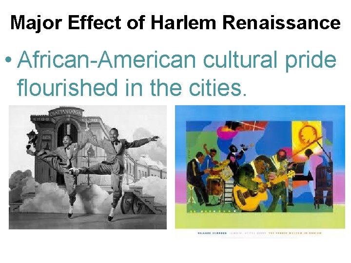 The Harlem Rennaisance HARLEM RENAISSANCE Rebirth of AfricanAmerican
