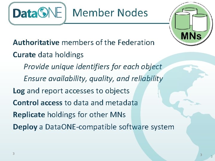 Sessions 34 Member Node Breakouts John Cobb Matt