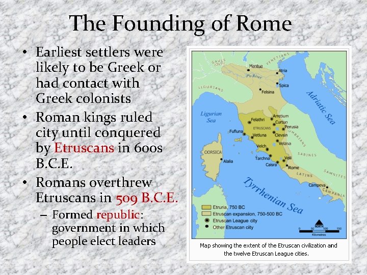 The Founding of Rome and its Republic World