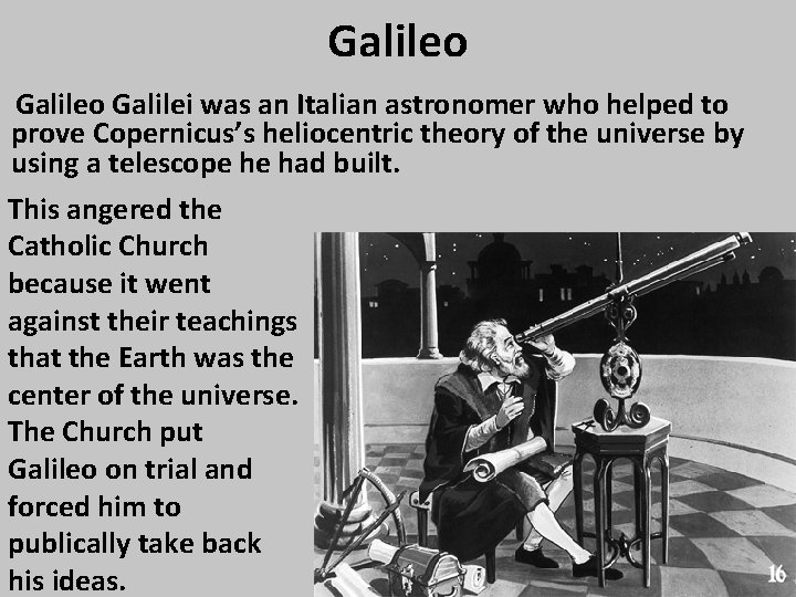 The Scientific Revolution Global Studies 9 Mrs Hart