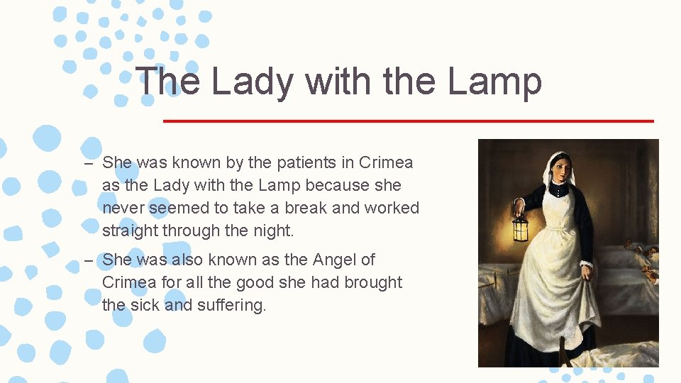 Florence Nightingale By Crissy Sanders The Beginning Florence