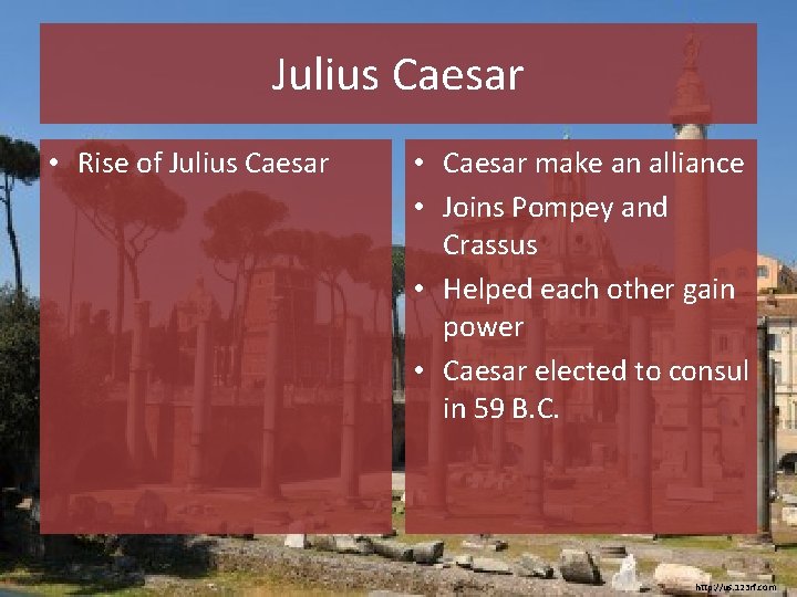 The Roman Empire Decline of the Republic And