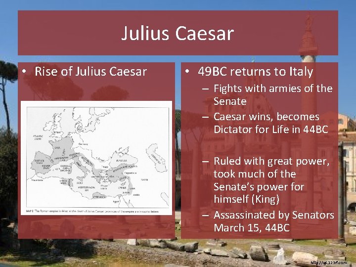 The Roman Empire Decline of the Republic And