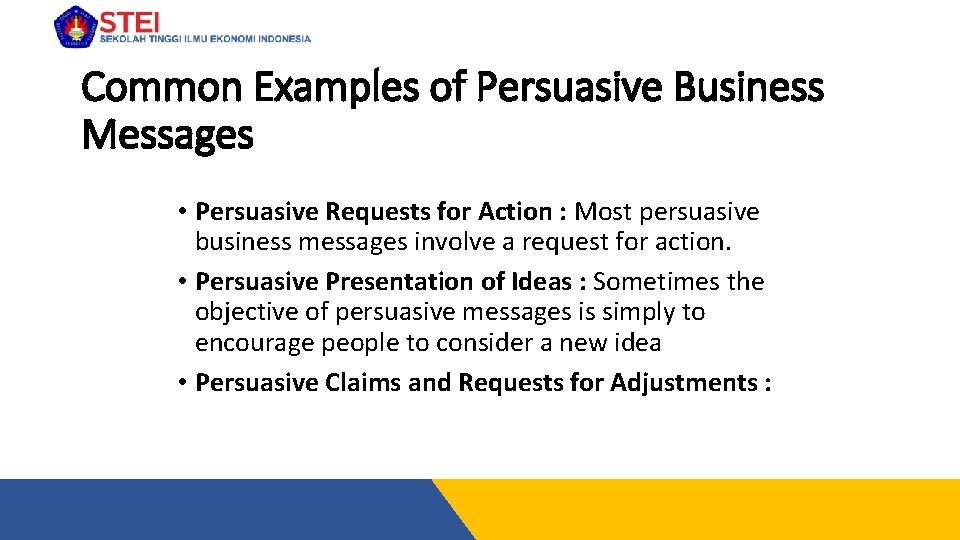 SESSION 10 Writing Persuasive Messages LEARNING OBJECTIVES 1