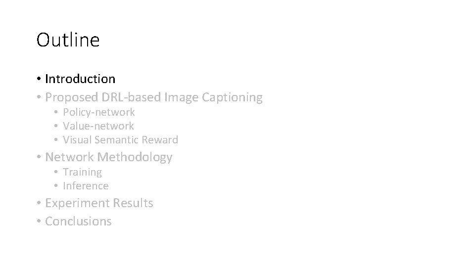 DRLbased Image Captioning with Embedding Reward Presenter PoHeng