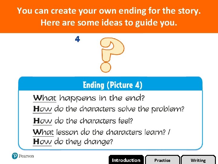 Writing a picture story about a fast food