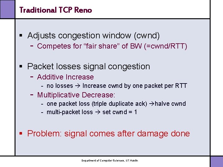 TCP Nice A Mechanism for Background Transfers Arun