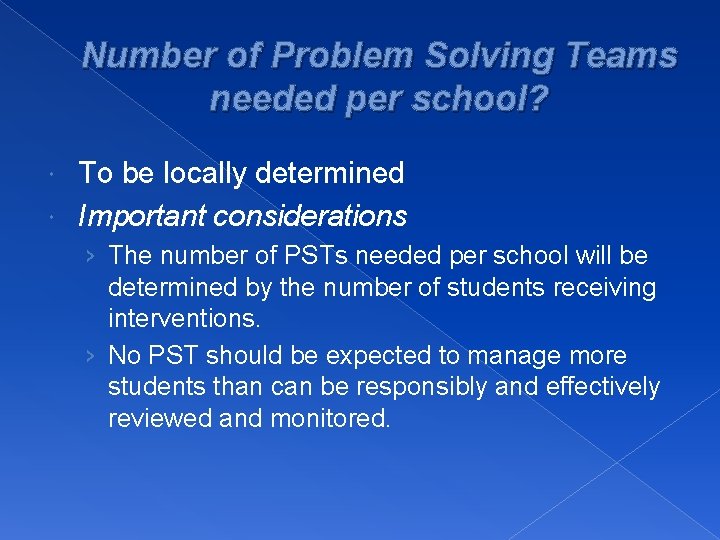 Implementing Alabamas Rt I Framework Problem Solving Team