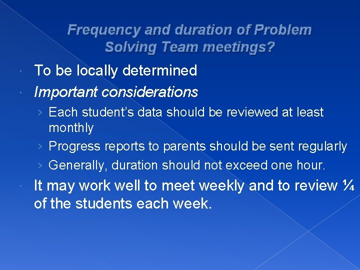 Implementing Alabamas Rt I Framework Problem Solving Team