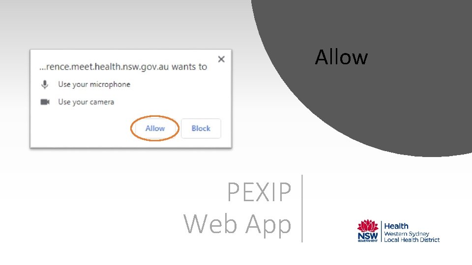 PEXIP Web App Getting Started Open Google Chrome