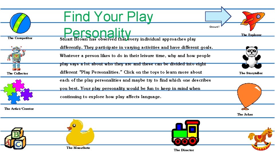 Play and Language An interactive guide based on