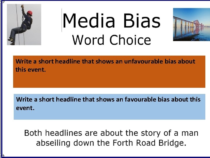 Bias in Writing Learning Outcomes You will be