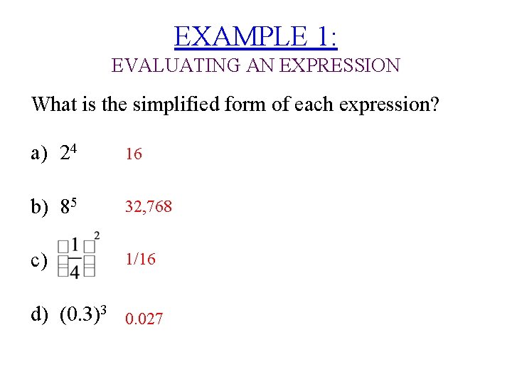 ALGEBRA 1 UNIT 1 Unit Essential Questions How