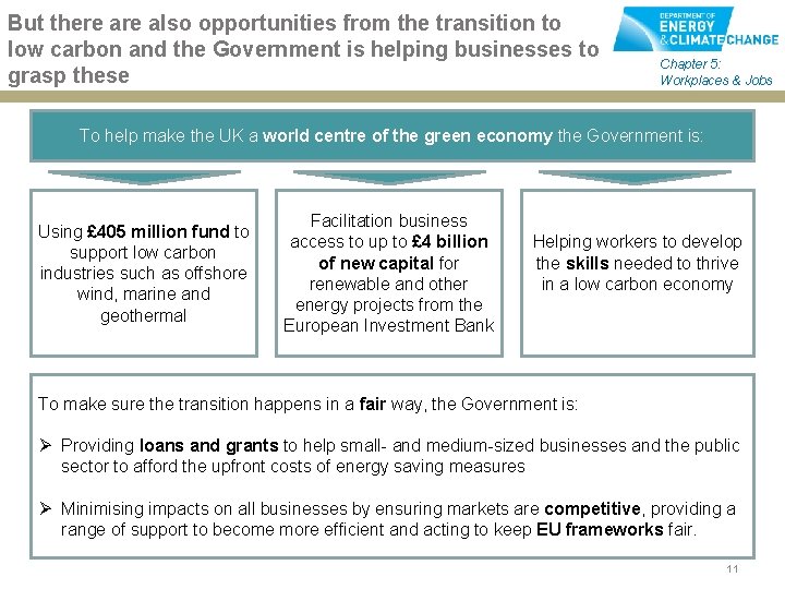 The UK Low Carbon Transition Plan An introduction
