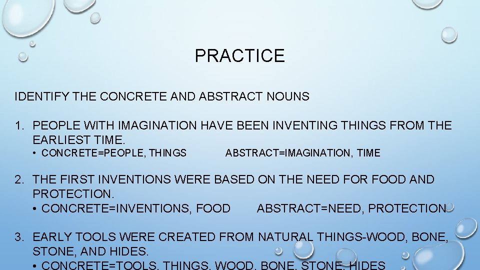 NOUNS CONCRETE ABSTRACT COMPOUND COLLECTIVE AND APPOSITIVE PLUS