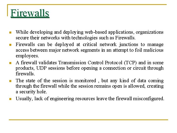 Internal Networks and Physical Attacks By Rohini Yadla