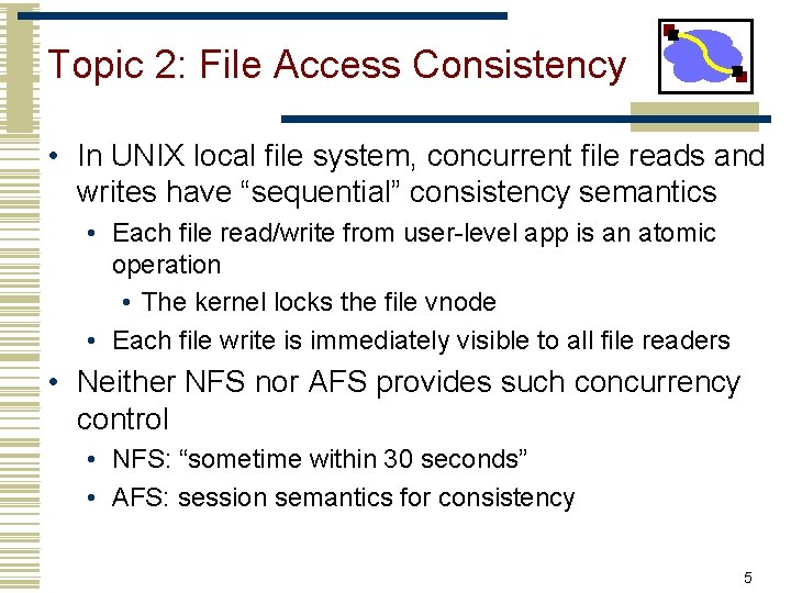 15 440 Distributed Systems Lecture 8 Distributed File