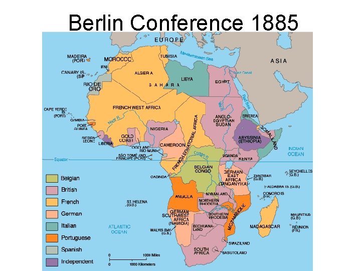 Berlin Conference 1885 Colonial Era in Africa 1850