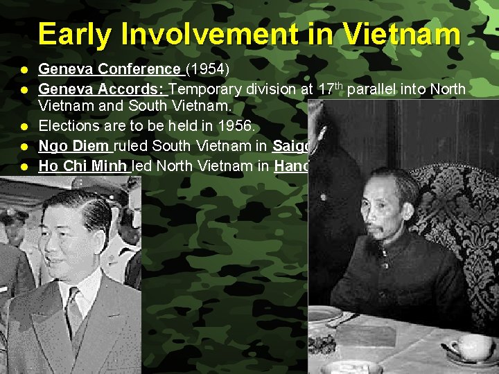 Slide 1 BellRinger 53 Vietnam War On the