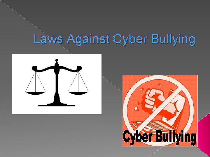 Laws Against Cyber Bullying As of 2009 only